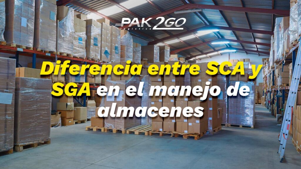Diferencia entre SCA y SGA en el manejo de almacenes
